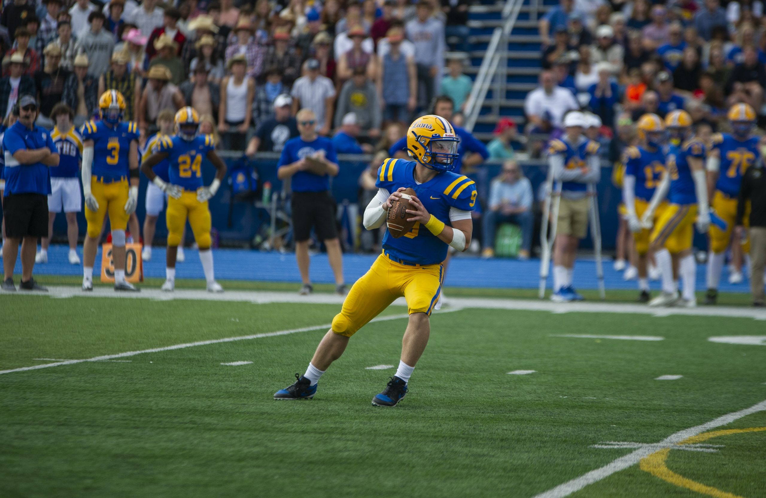 LTHS cements football playoff berth downing Leyden - Riverside ...