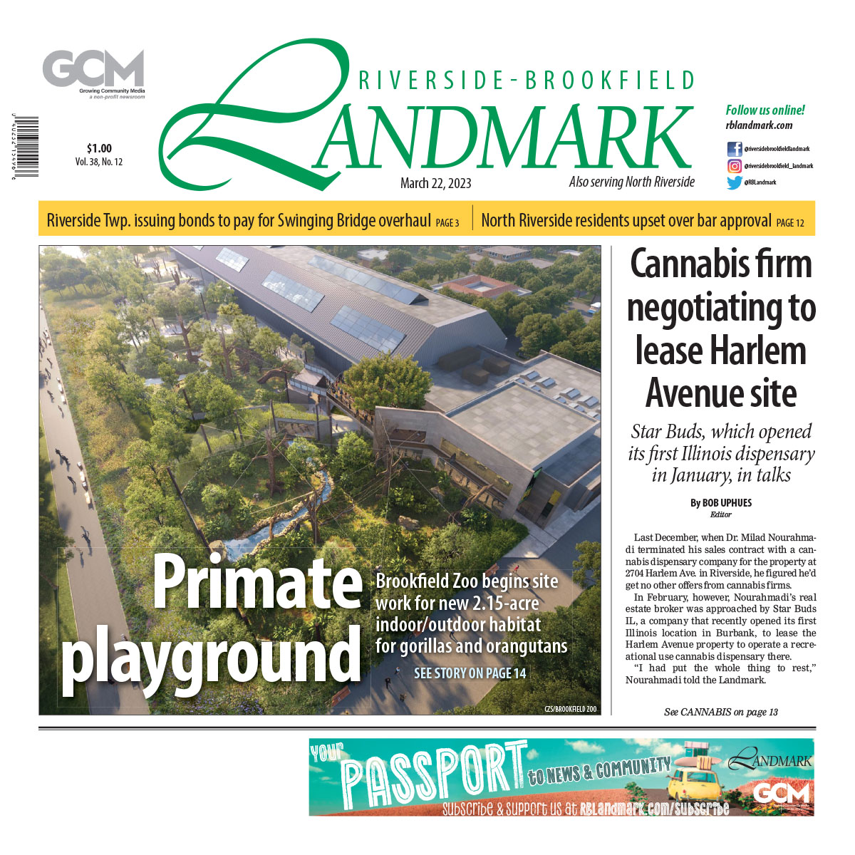 Print Edition: March 22 - Riverside-Brookfield Landmark