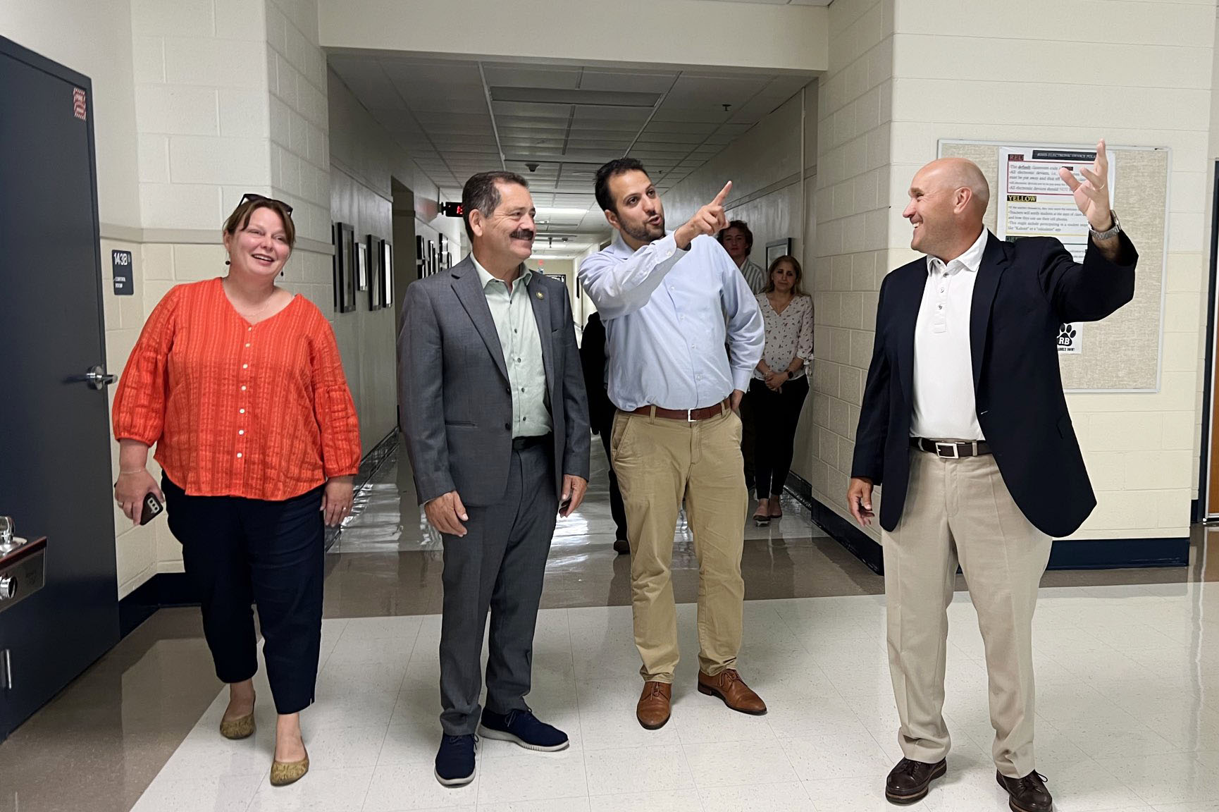 Congressman, state rep tour RBHS, meet officials - Riverside-Brookfield ...