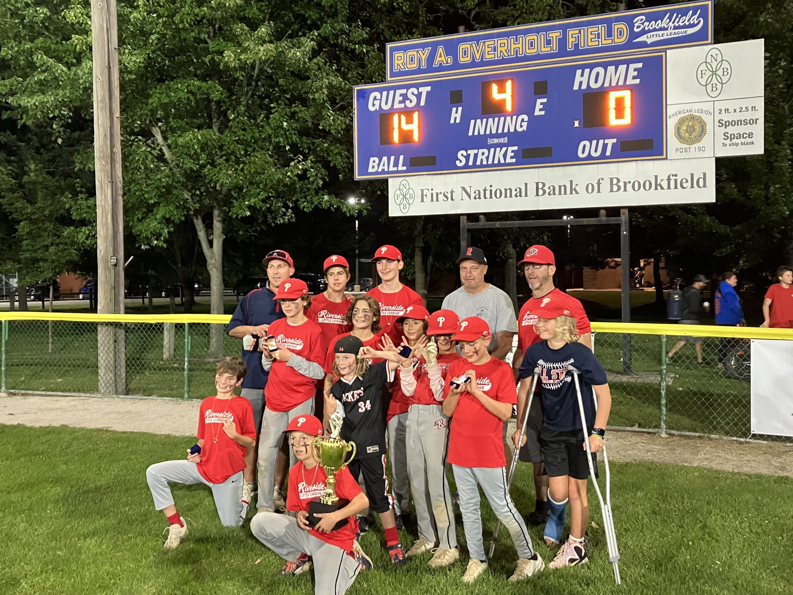 Took 60 years but Riverside beat Brookfield in Overholt - Riverside ...