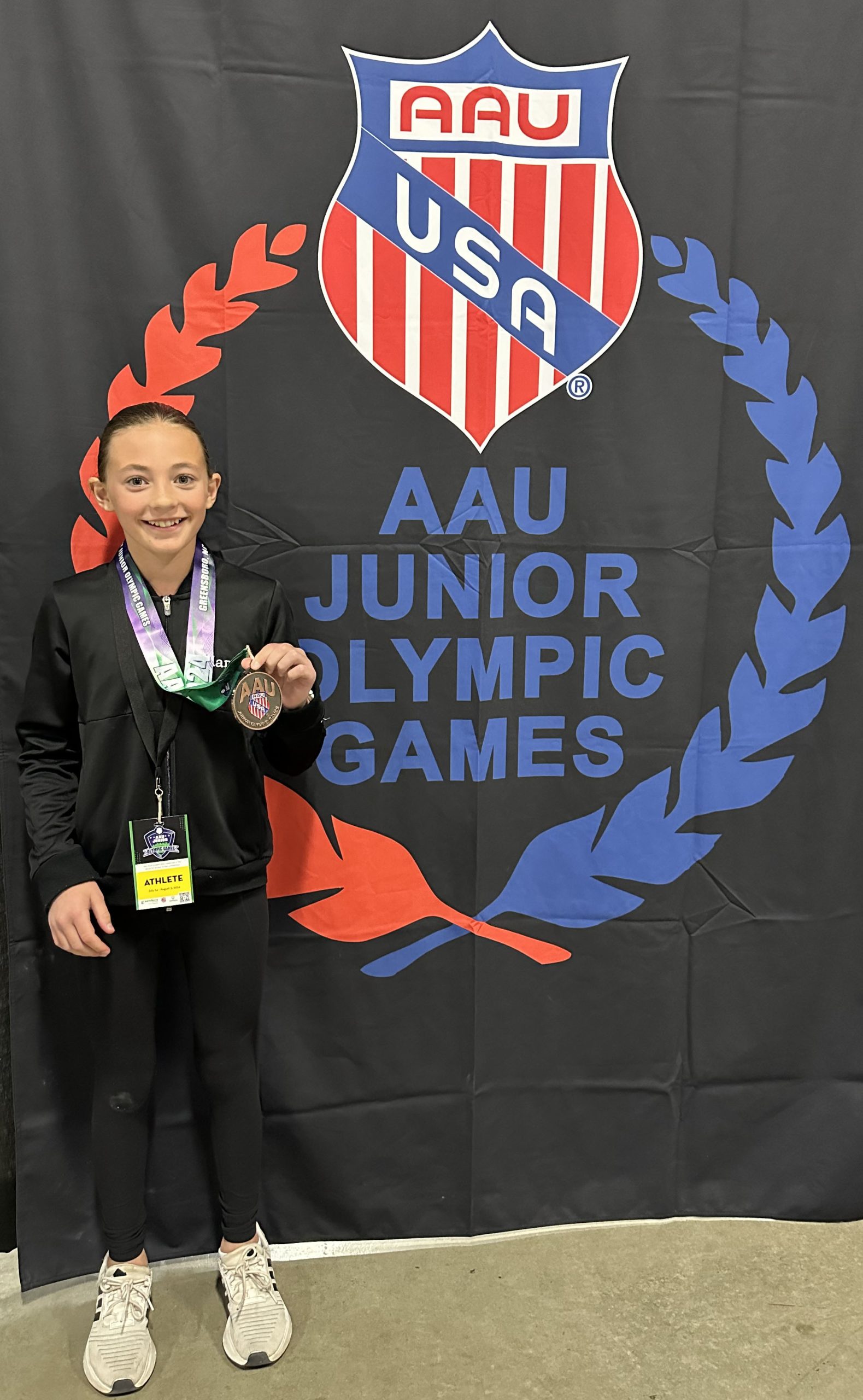 Giardini earns gymnastics medal at AAU Junior Olympics - Riverside ...