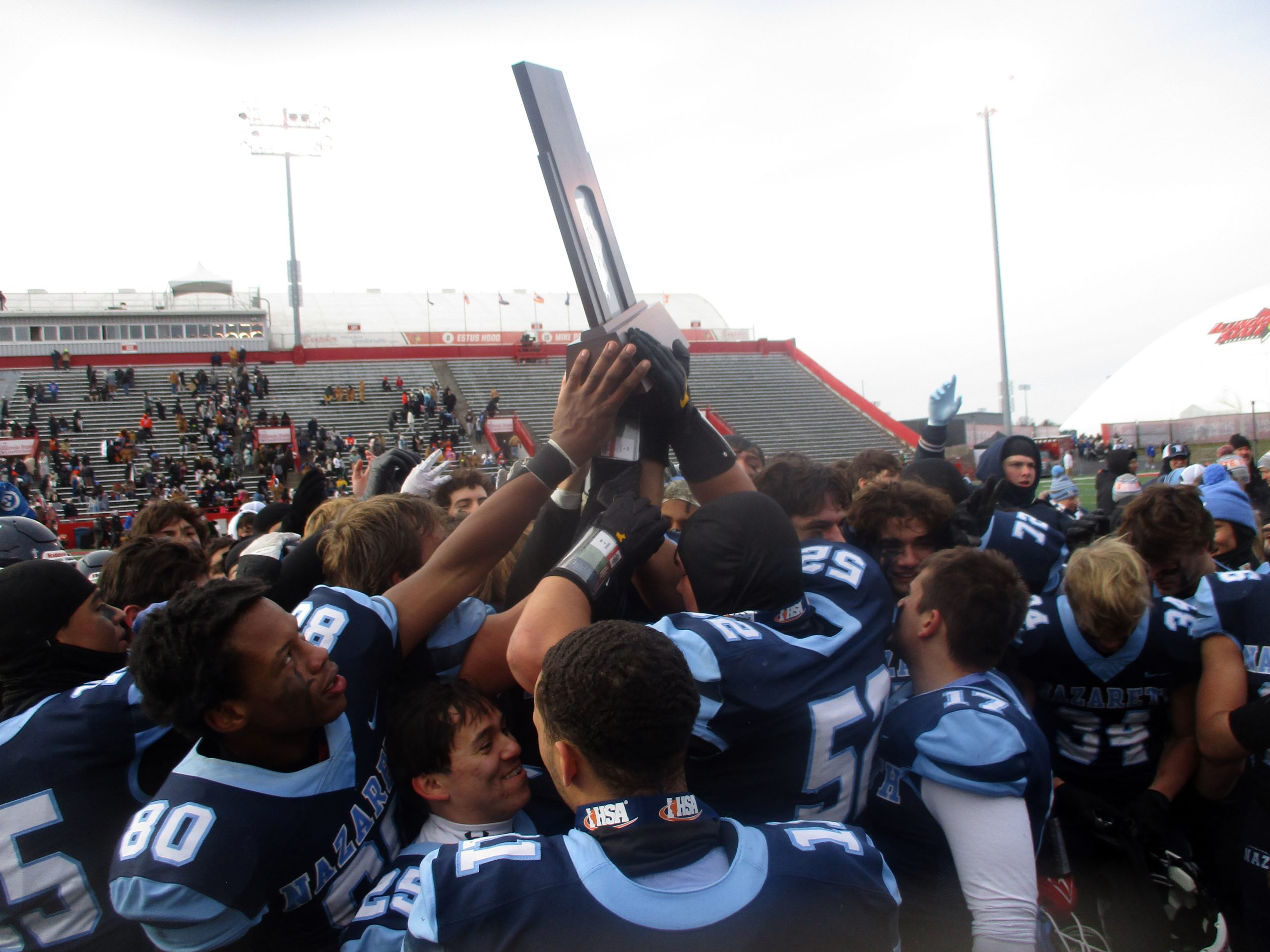 Nazareth football captures 5A state for 3rd straight year - Riverside ...