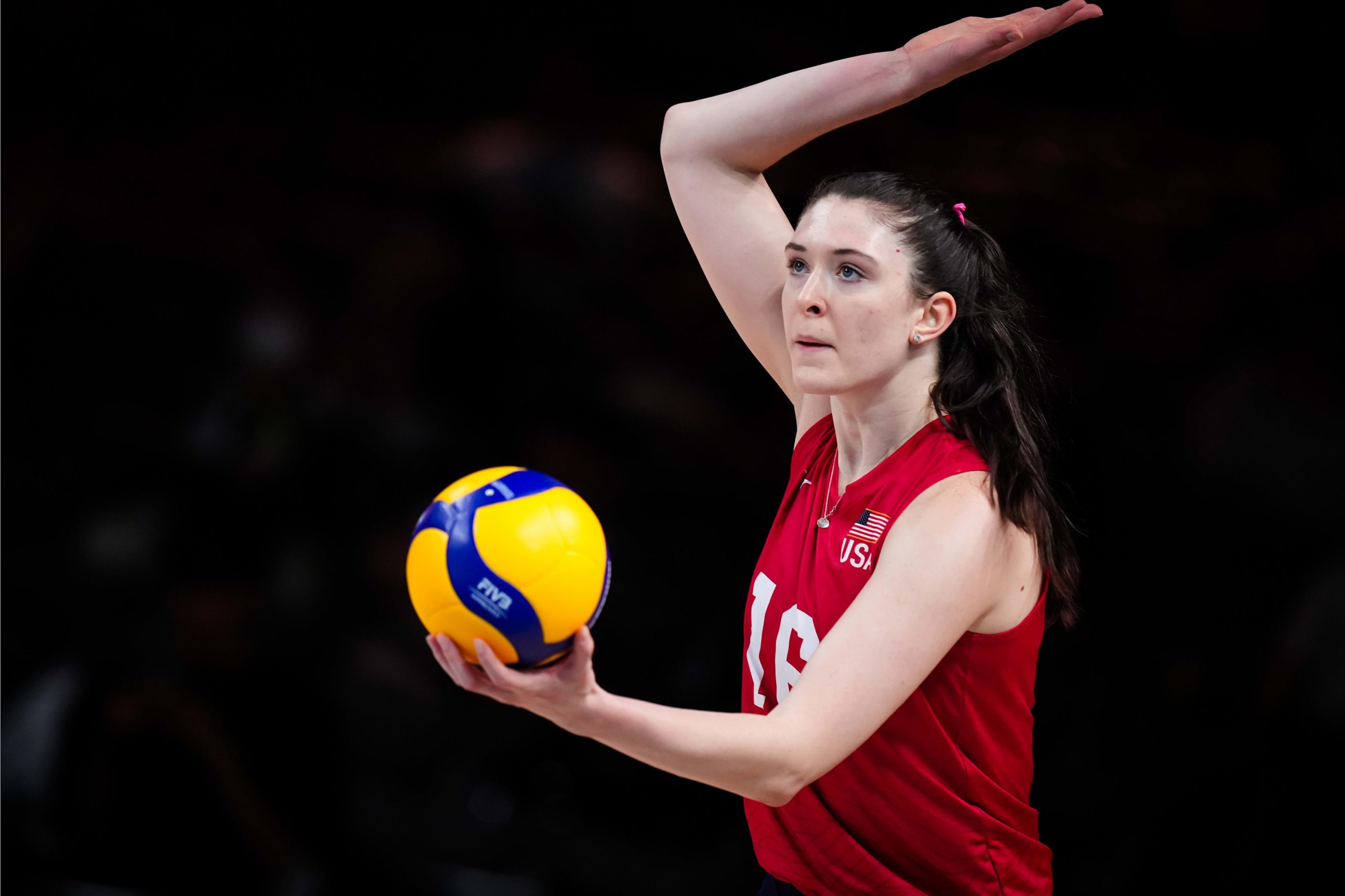 A dream come true: Dana Rettke steps onto the Olympic court and ...
